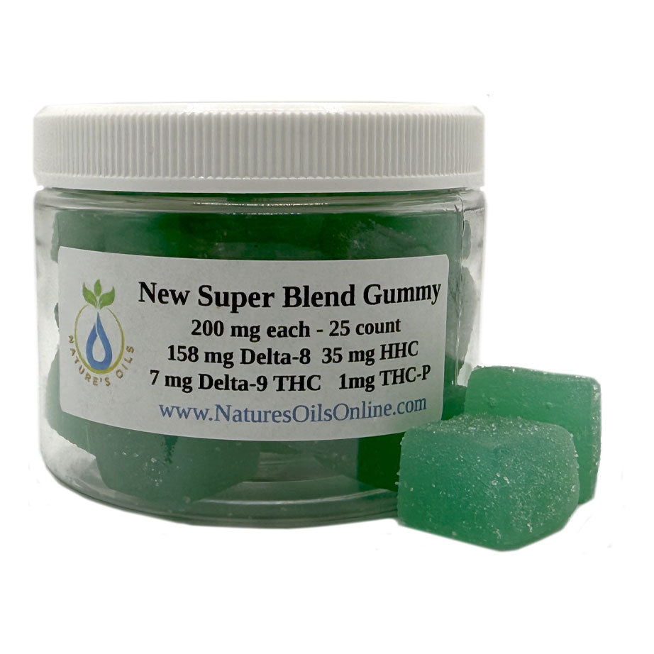 THC Super Blend Gummies 200mg each - 20count | Nature's Oils