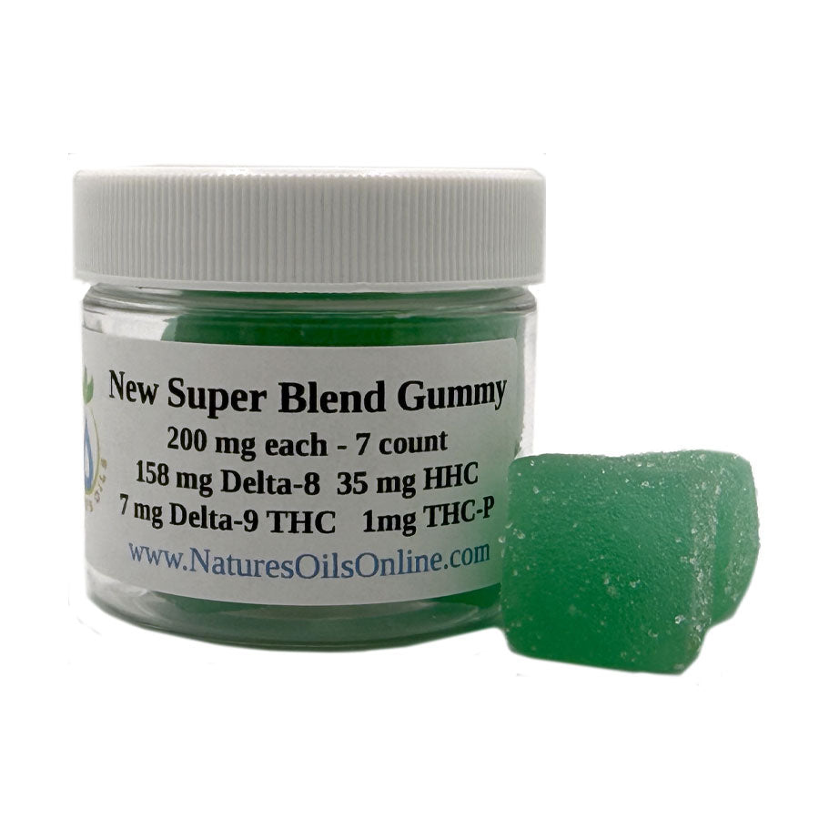 THC Super Blend Gummies 200mg each - 7count | Nature's Oils